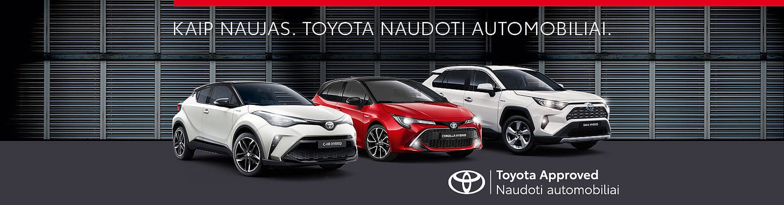 Toyota Plus - naudoti Toyota automobiliai su garantija AUTOTOJA salone