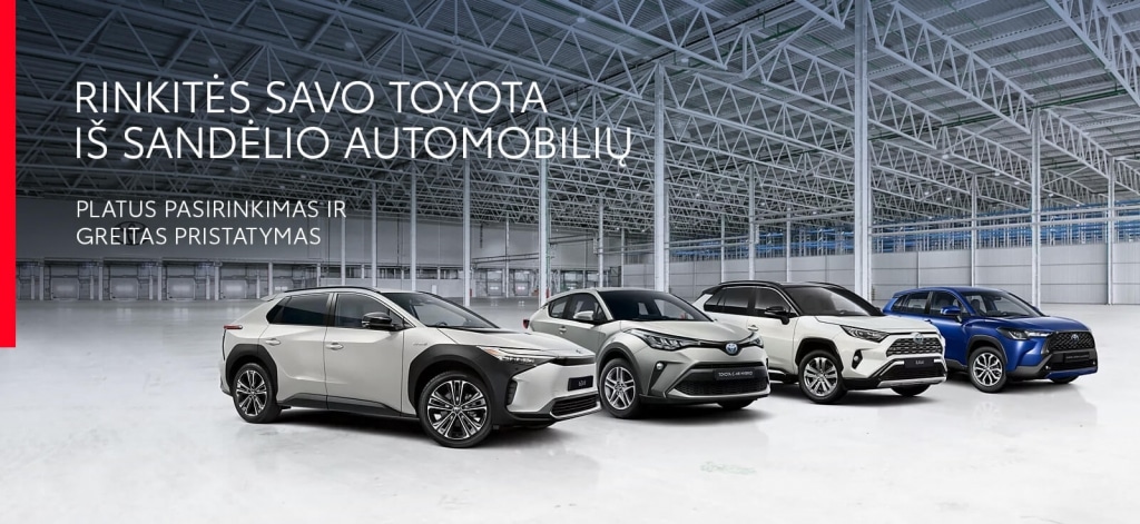Geri Toyota automobilių sandėlio pasiūlymai - Autotoja